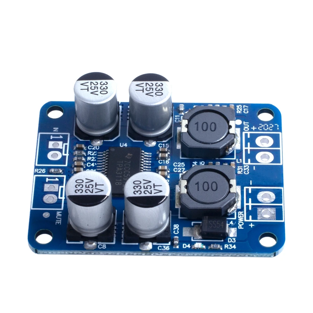 32PIN CHIP DC 12V-24V TPA3118 60W Mono Digital Audio Power Amplifier ...