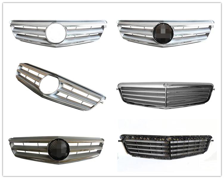 W204 Car Front Grill Car Radiator Grille 2048801283 2048800023 For ...