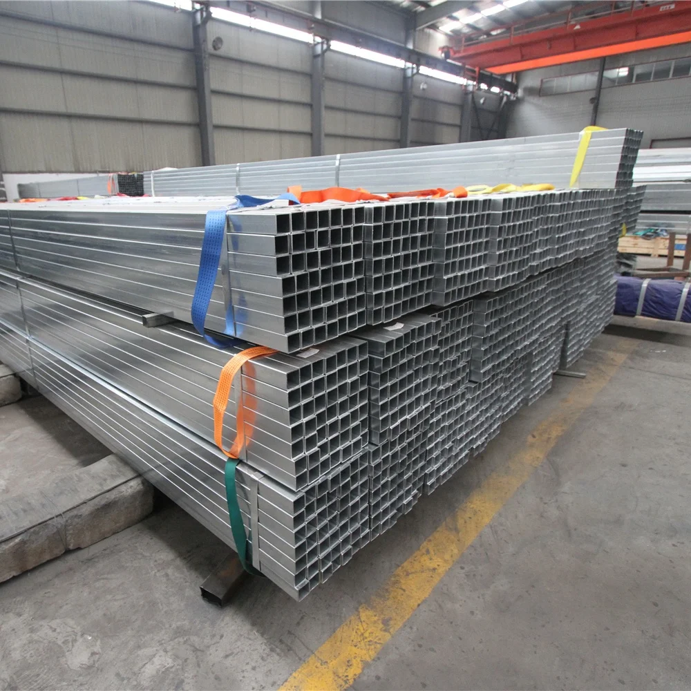 Galvanized Hollow Sections Square Rectangular Pipe Carbon Steel Pipes ...