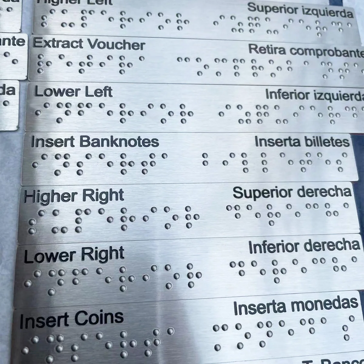 Support Braille Customization Stainless Steel Braille Board With Raised ...