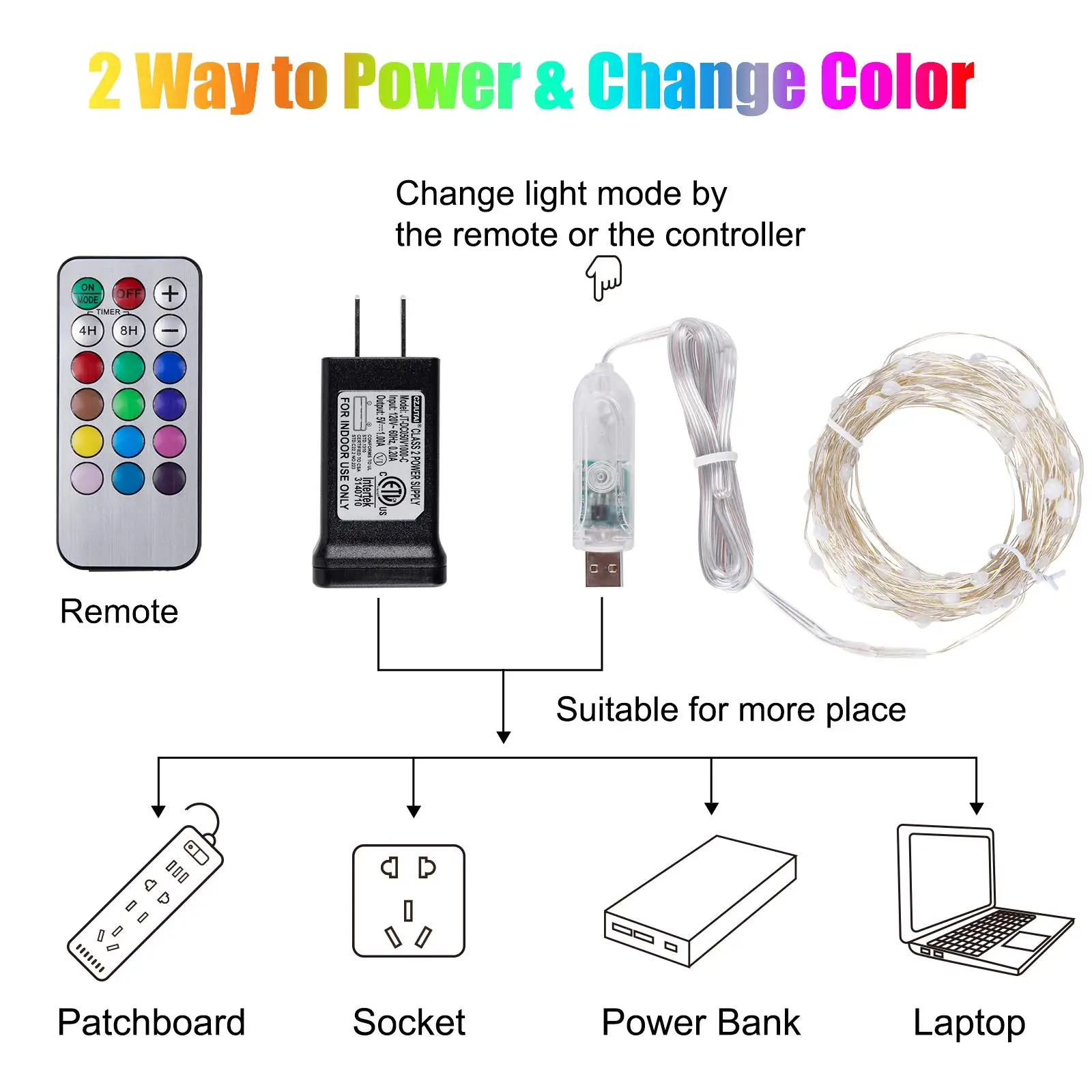 Unicorn and Star Battery Lava Lamps - Sensory Lights for Autism