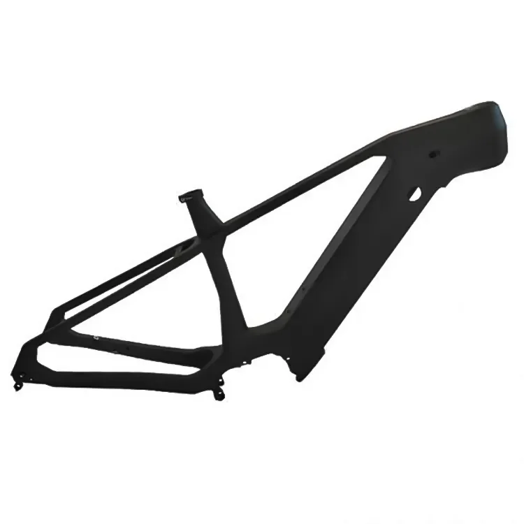 29'' Ebike Full Suspension Frame For Bafang Mid Drive M500,M510,M600 Motor For Mountain Ebike ...