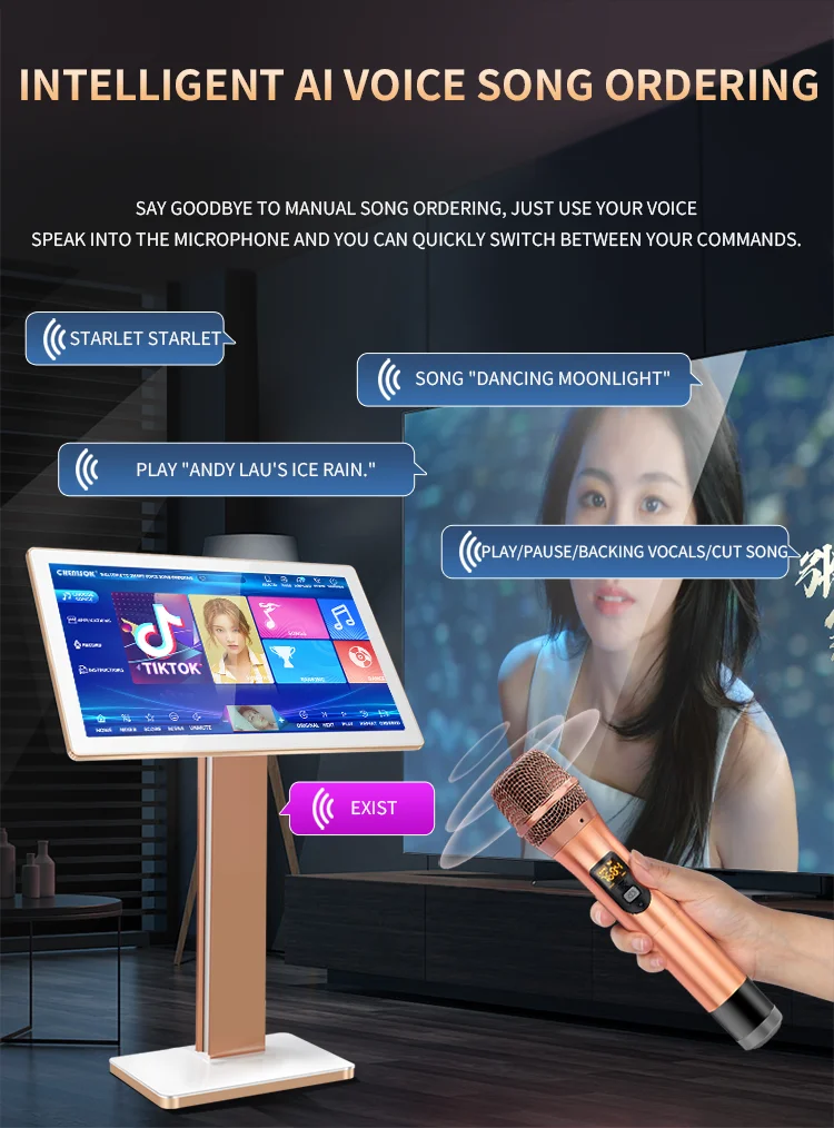 Ai Song-selection Karaoke System 21.5" Kv-v5 Max 4tb Touchscreen ...