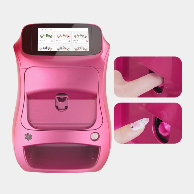 Bin Trendy Salon Digital Label Printer Digital Art Nail Printer With Pc ...