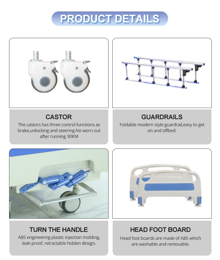 Hospital Patient Transfer Trolly Manual Stretcher Transfer Trolley For ...