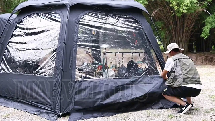 14 Person Base Camp 4 Rooms Hiking Camping Shelter Outdoor