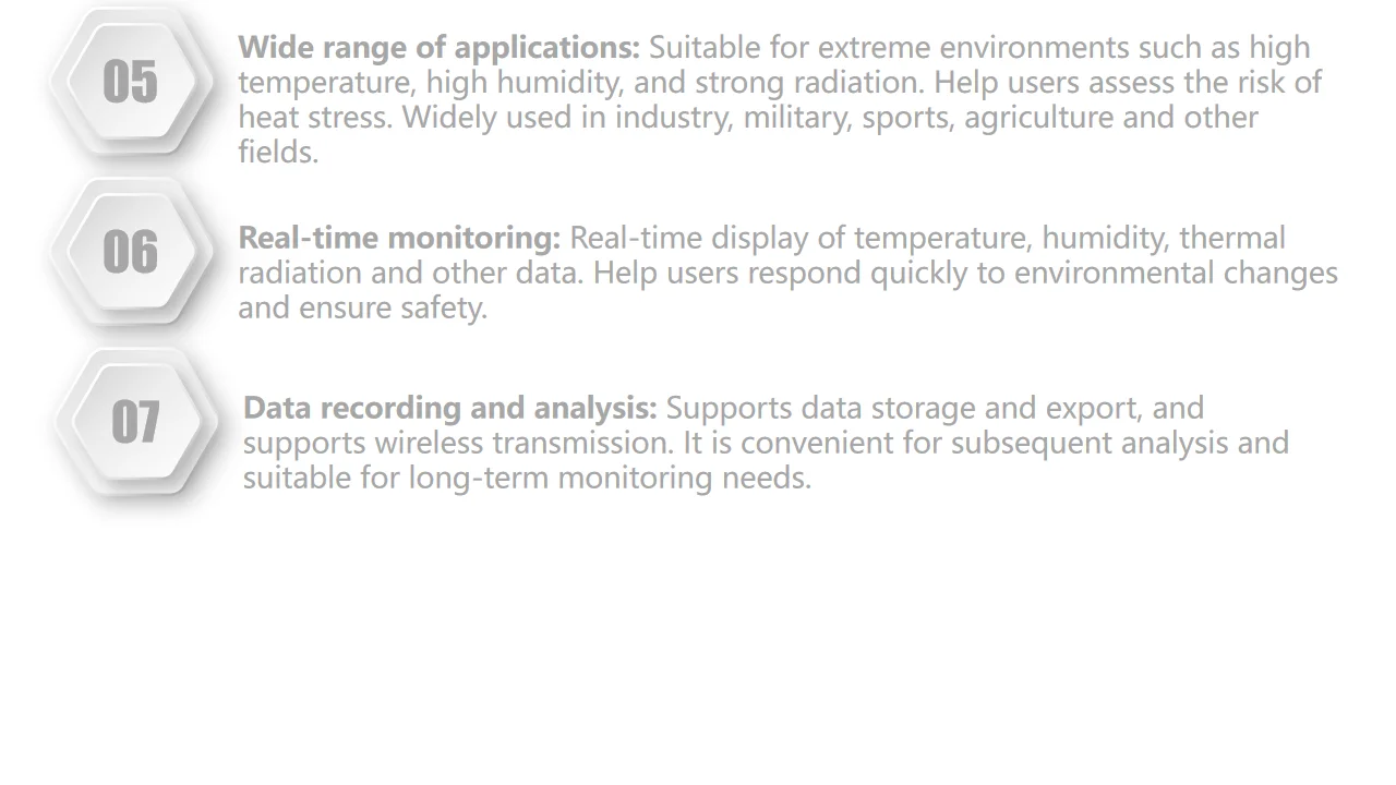 RS485/RS232 MODBUS Output Heat Stress Monitor - WBGT Sensor