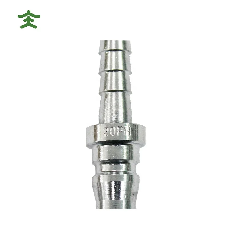 20ph Long Tail Quick Connector 8mm Hose Metal Pneumatic Joint Insert ...