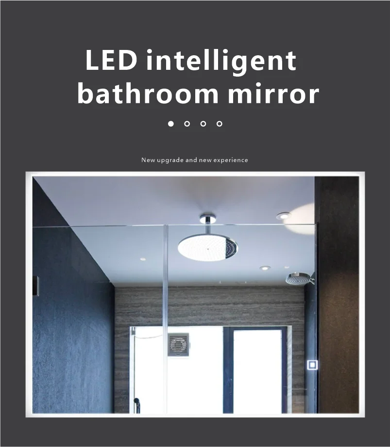 Modern Illuminated Storage Wall Smart Mirror Vanity Sets Makeup Smart ...