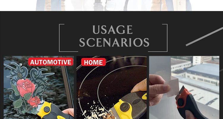 Multi-purpose Plastic Razor Blade Glue Scraper Tool Set - Buy Multi ...