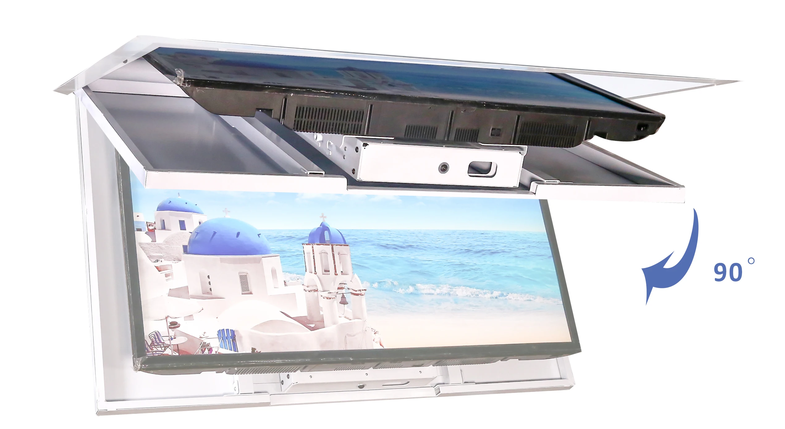 Motorized Flip down TV Ceiling Mount - 55 to 75 Inches