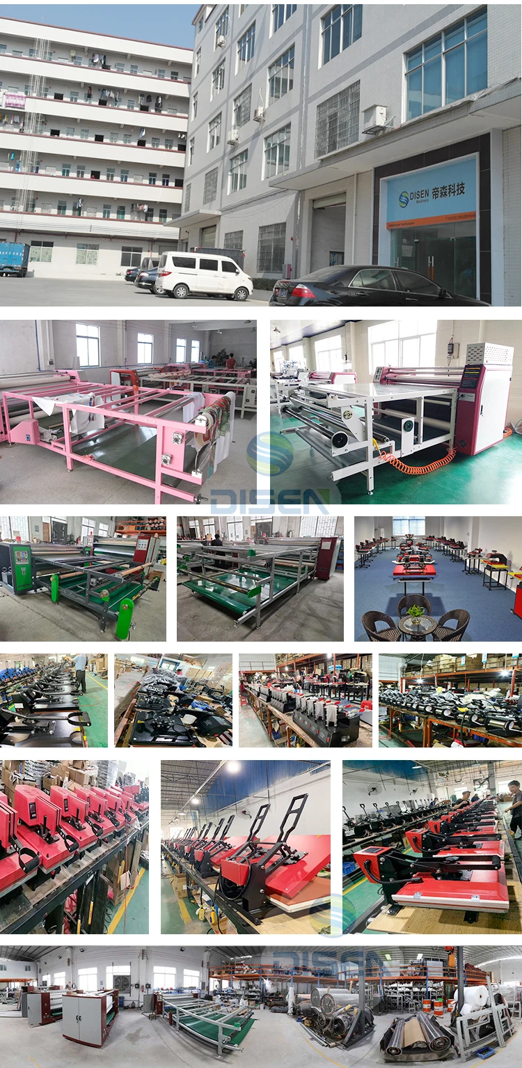 Pneumatic Heat Press Machine - 6 Station Automatic Turntable