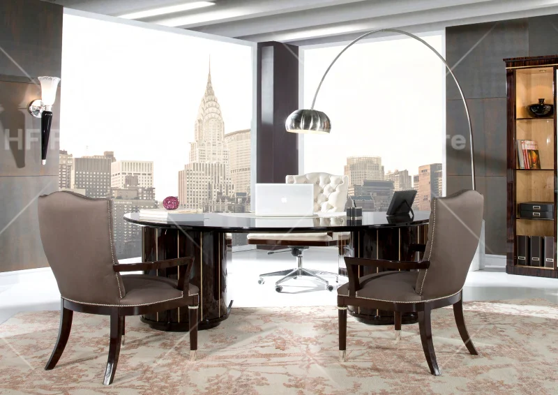 Executive Office Desk Semicircle Office Table With Chair High Quality ...