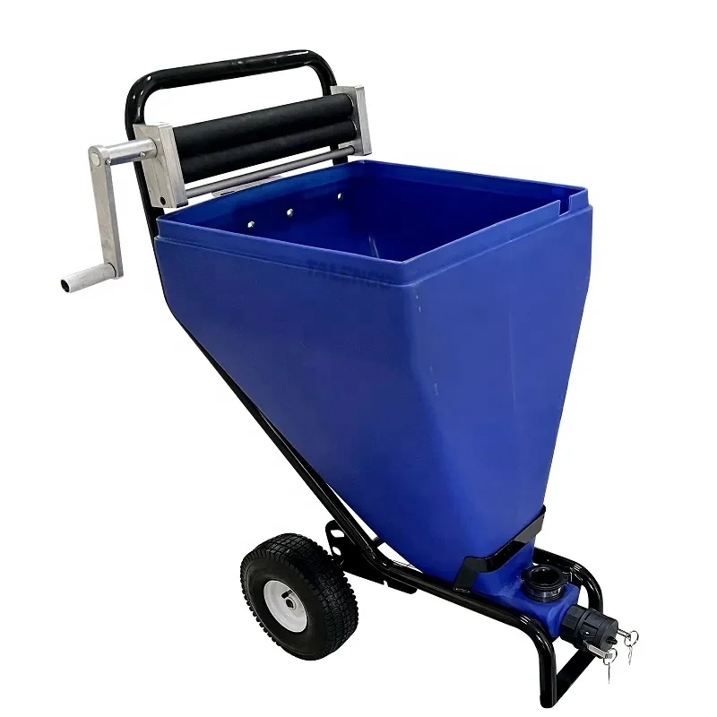 Blue 105L Airless Paint Sprayer Container Plaster Hopper Texture Hopper ...