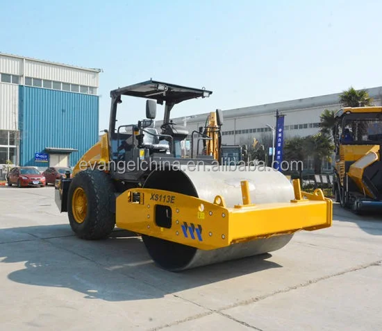 Made In Xuzhou 10t Single Drum Road Roller Xs113e With Closed Hydraulic ...