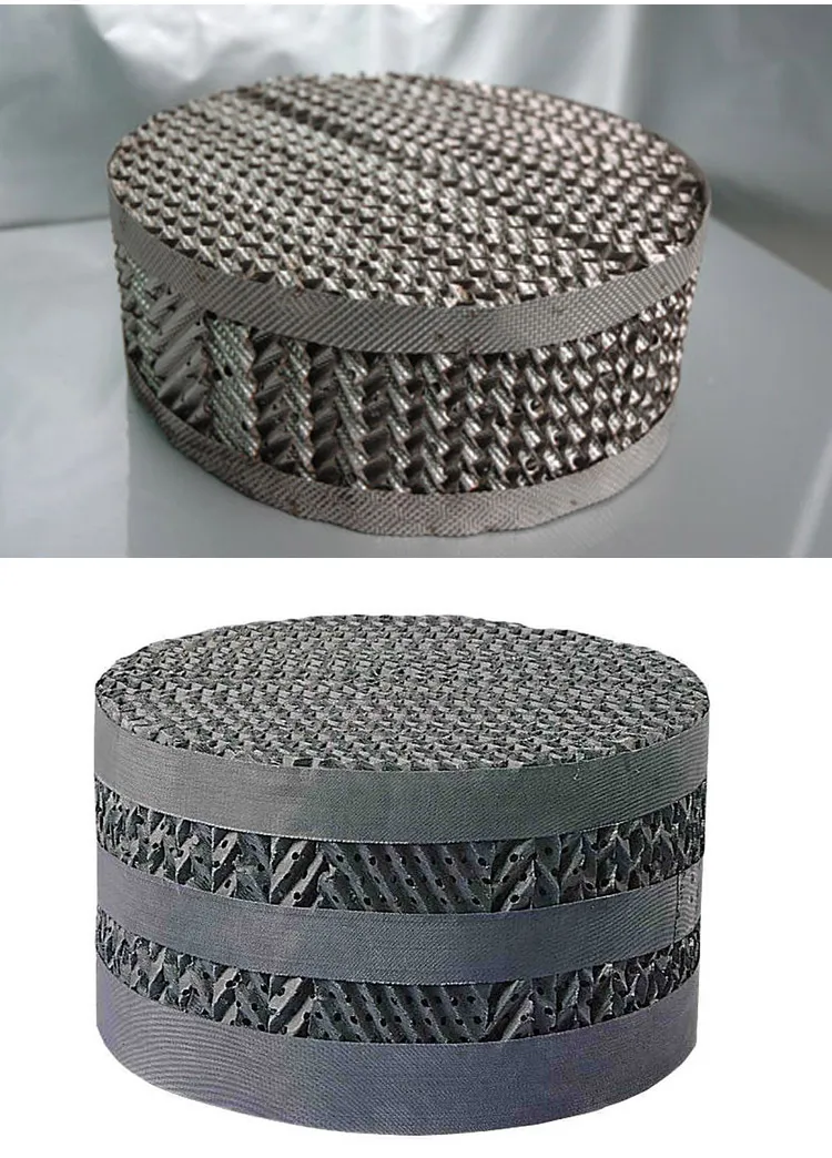 Perforated Metal Corrugated Structured Packing For Distillation - Buy ...