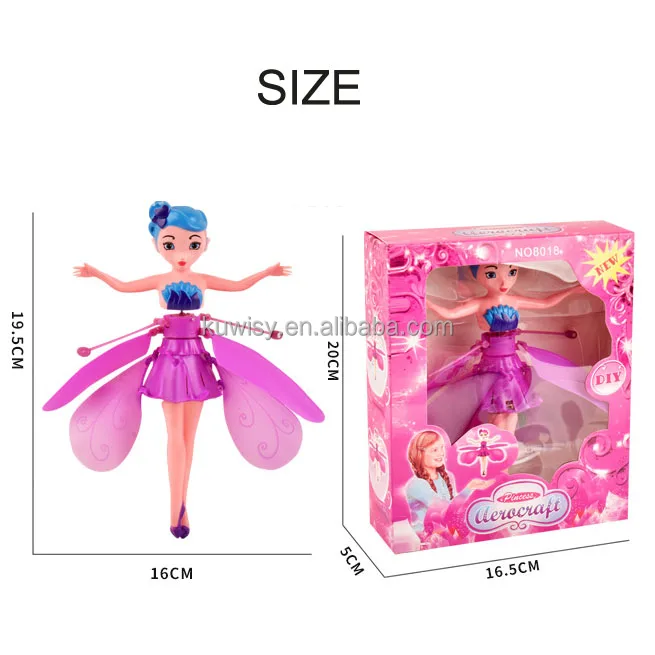 Little Fairy Dancing Toy Gesture Inductive Aircraft With Sensors Mini ...