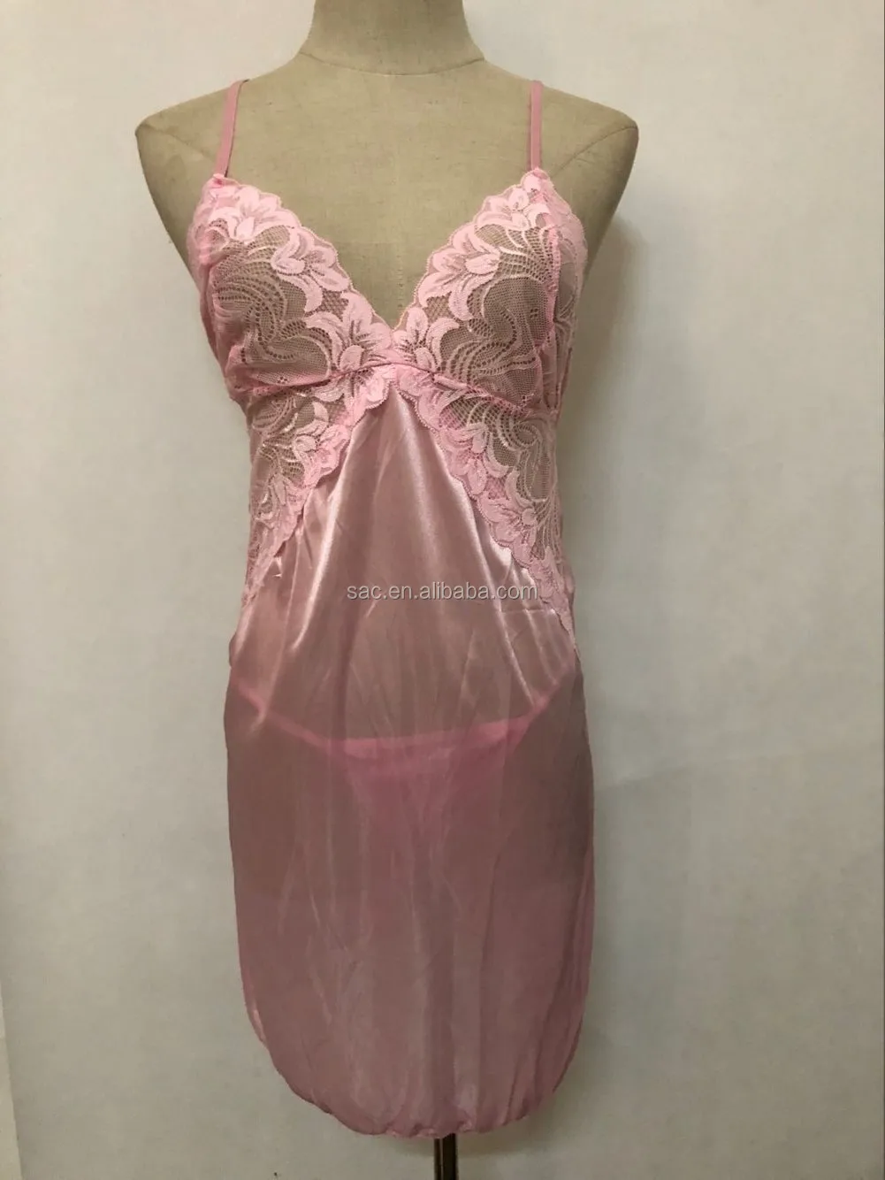 Alibaba.com: Y088 Sheer Sleepwear Dress for Women, Sexy Babydoll Lingerie, Wholesale Available