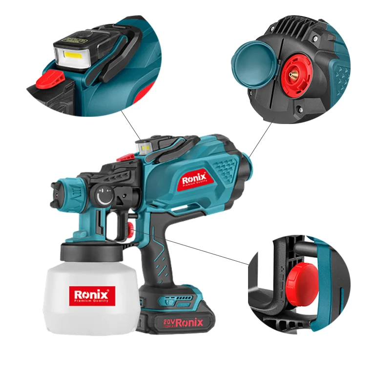 Ronix Model 8604 1200ml Power Spray Gun Electric Spray Gun Painting ...