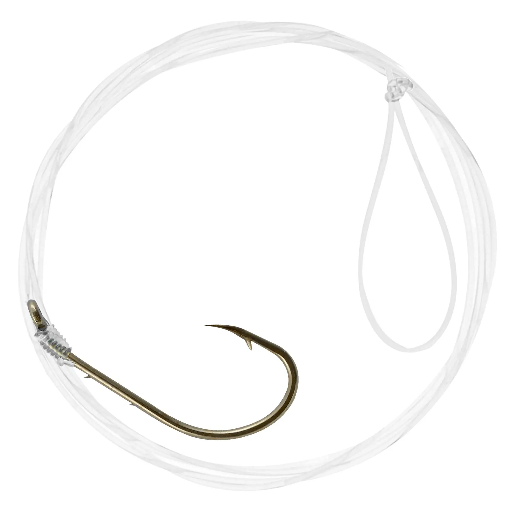 Customize Size Baitholder Hooks Snelled with Monofilament Leader ...