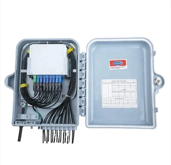 Ip65 16 Core Anatel Cto Ftth Fiber Distribution Box 1x8 1x16 Plc Splitter Box Nap Box - Buy Ip65 ...