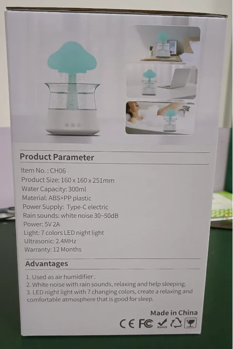 Humidifier Diffuser Aroma Essential Oil Ultrasonic Anti Gravity ...