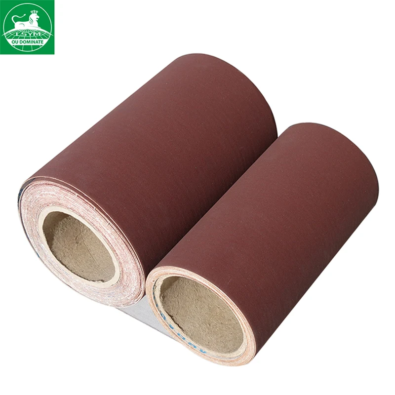Factory Customize Aluminum Oxide Sandpaper Flexible Emery Cloth Roll ...