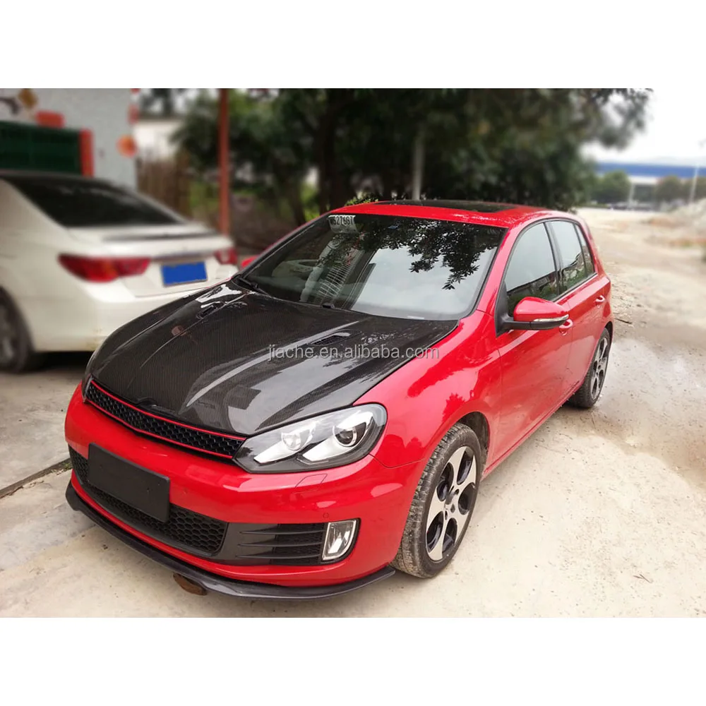 Carbon Fiber / Frp Front Lip Spoiler For Volkswagen Vw Golf 6 Vii Mk6 ...