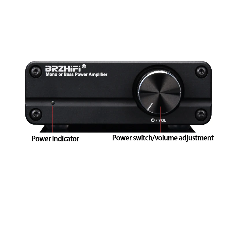 100W Mini Subwoofer Amplifier for Home Theater - Compact All Aluminum ...