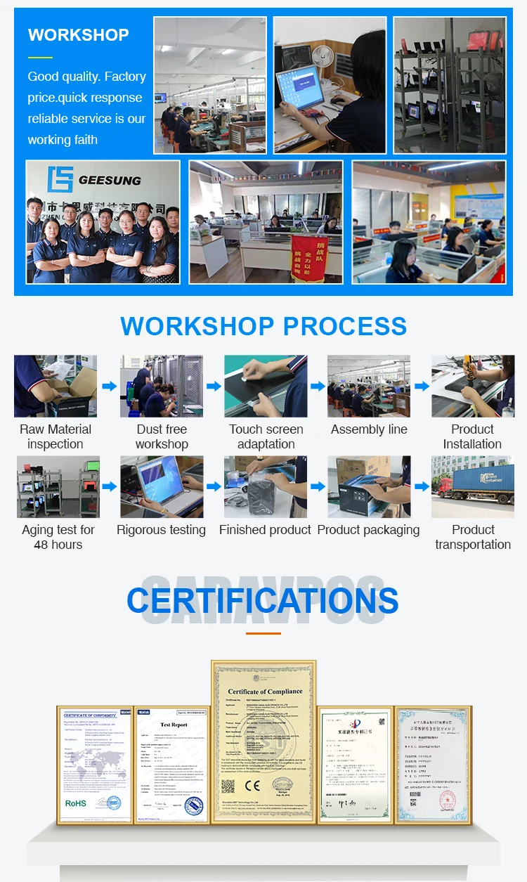 Smart Pos Cashier Machine Devices Wifi Cash Register Dual Screen