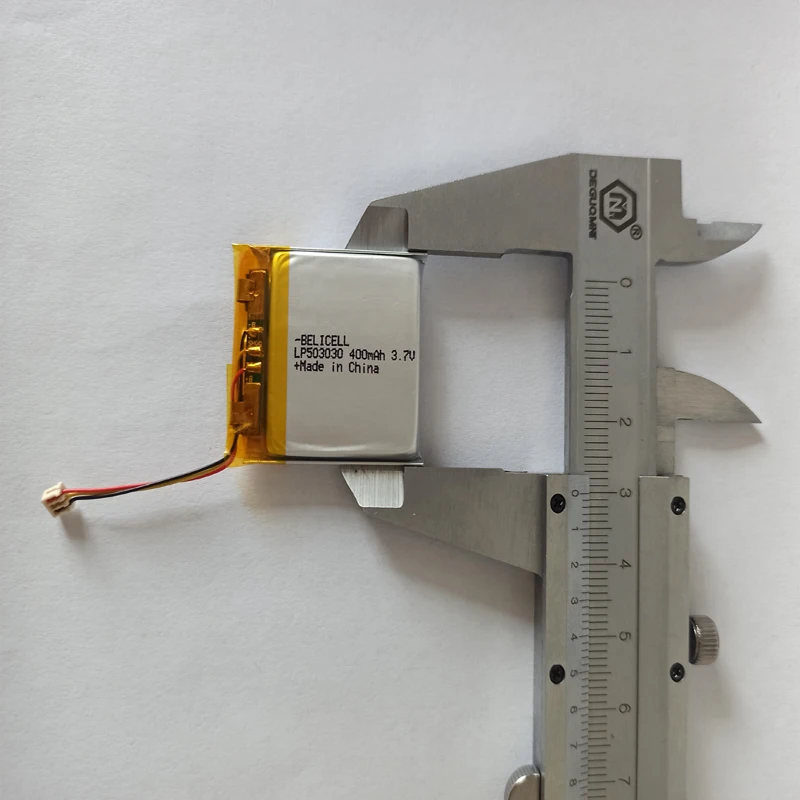 Small Size Rechargeable Lipo Battery 503030 3.7v 400mah
