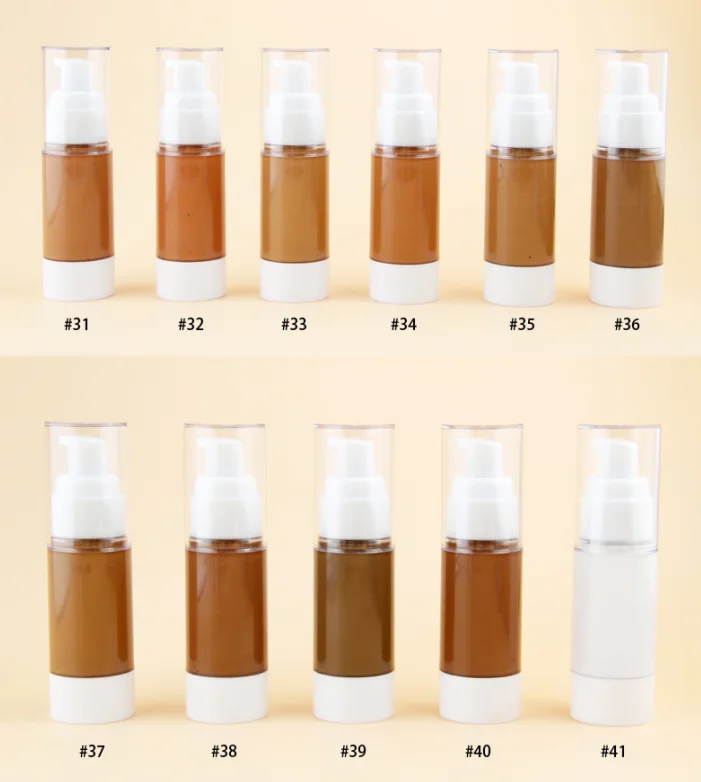 26 Colors DIY Bottle Natural Skin Waterproof Matte Foundation Sets No ...
