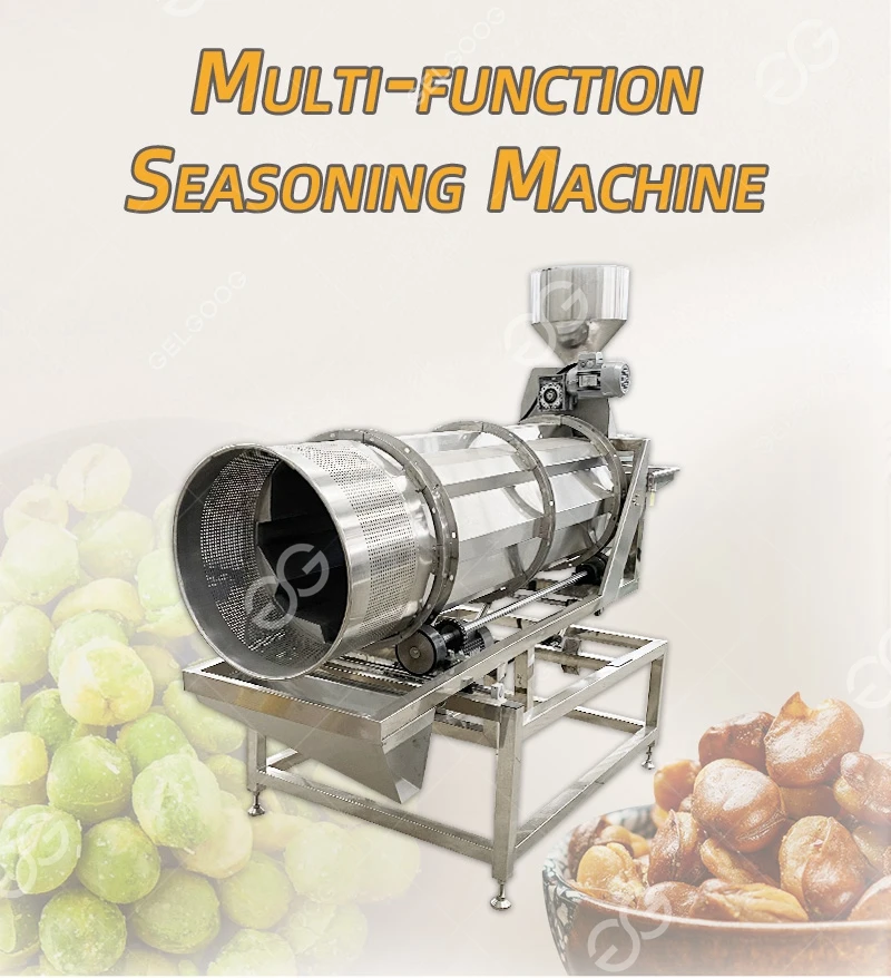Double Drum Oil Sprayer - Efficient Snack Flavoring