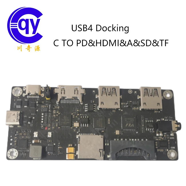 Latest explosive USB Four And Lightning Three HUB Docking PCBA OEM ODM ...