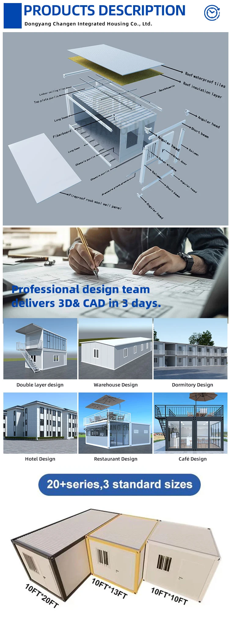 DYCE1 Luxury Living Modern Office Design Small Panel Modular Homes ...