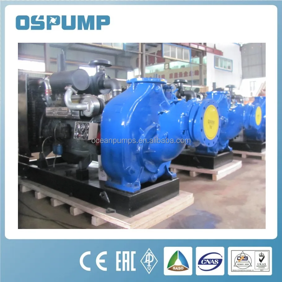 De-Watering Pump 2 3 4 6 8 10 12 Inch Flood Control Diesel Engine Self ...