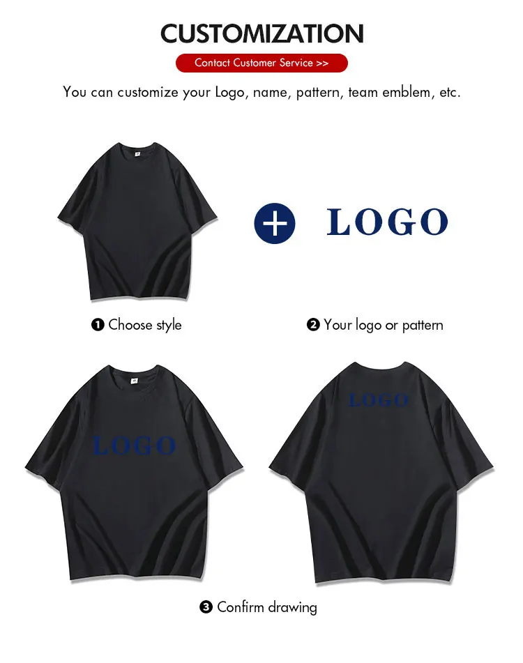 Wholesale Blank Plain T-Shirt - Custom Your Logo Printing