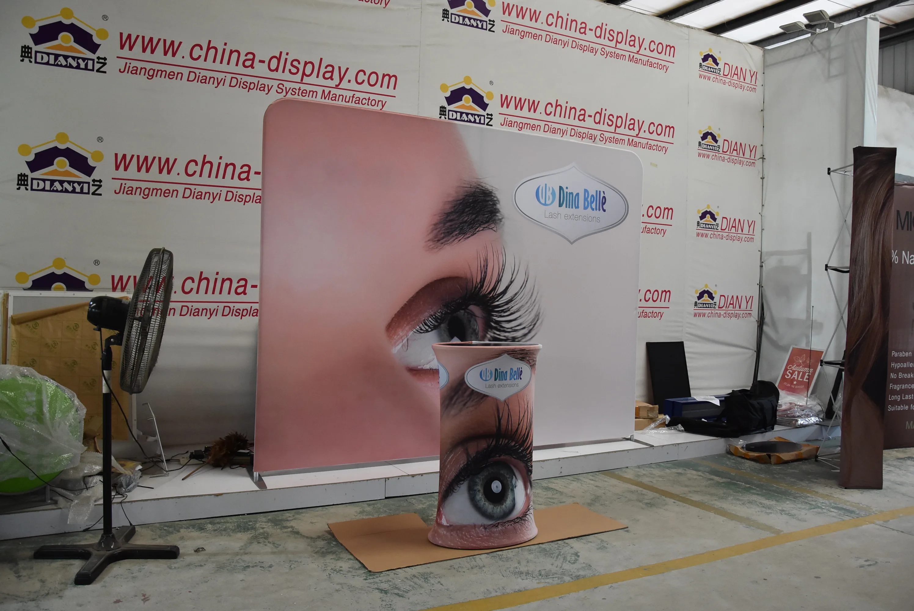 360 Degree Photo Booth Enclosure Backdrop Customized logo Round pop up ...
