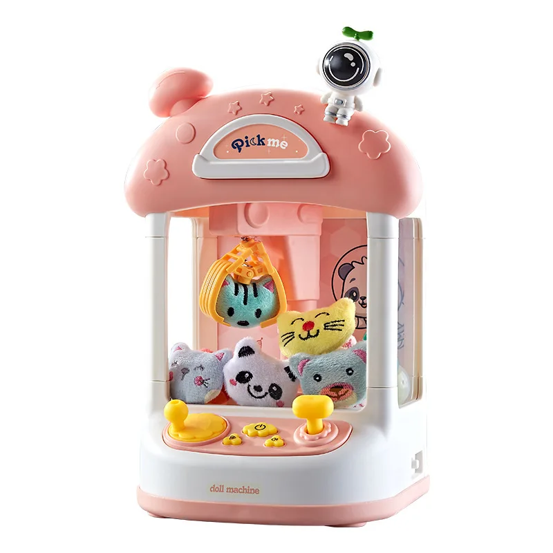 Home Crane Machine Toys Small Electric Clip Doll Twisted Egg Machine ...