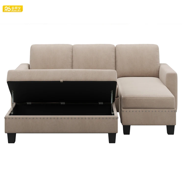 Wholesale Living Room Furniture Corner Kd Design Sofa Modern Sectional ...