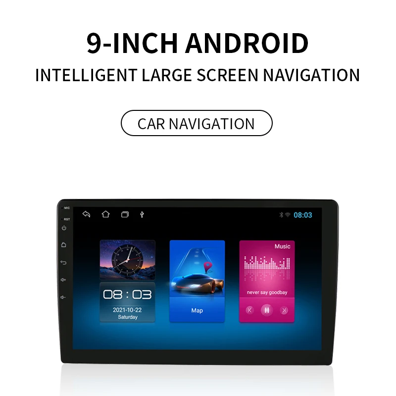10 Inch Car Dvd Player Android Ips Large Screen Navigation Gps Car ...