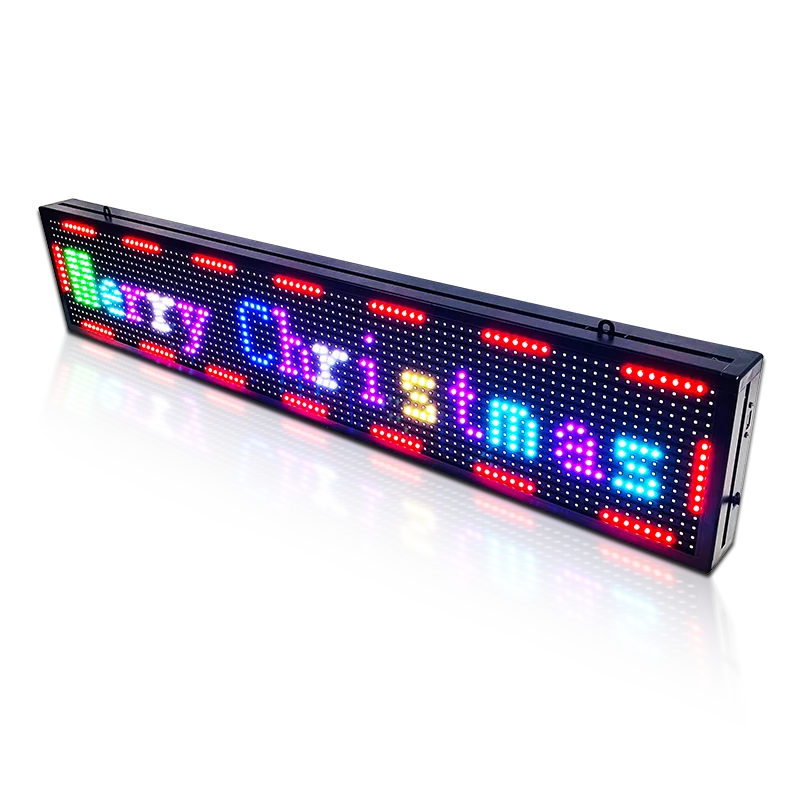 APP Programmable Scrolling LED Sign Message Board Indoor RGB Display ...