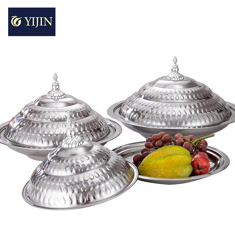 Stainless Steel Dinner Plates - Durable & Versatile