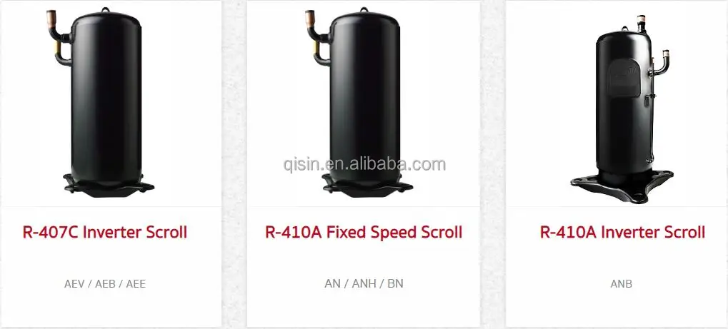 R410a Siam DC Inverter Scroll Compressor ANB87FVLMT