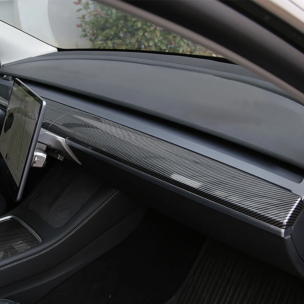 Model Y Dashboard Cover Wrap - Dashboard Cover Trim Central Control ...