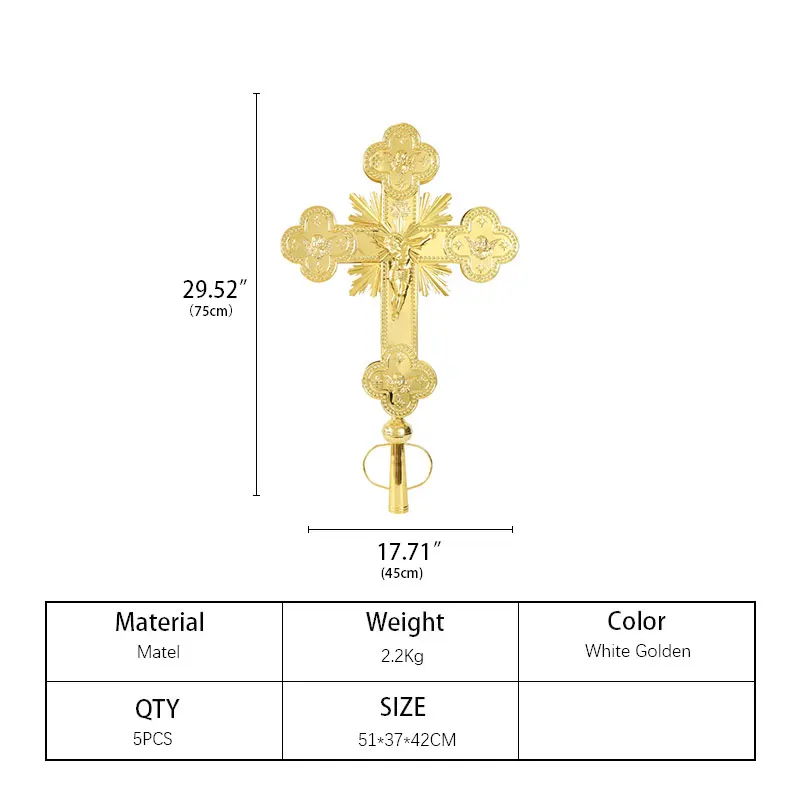 HT Religion Product Manufacture Orthodox Catholic Big Cross Double ...