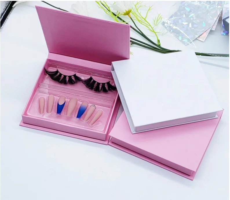 Wholesale Nail Art Box - Press on Nails Clear Package