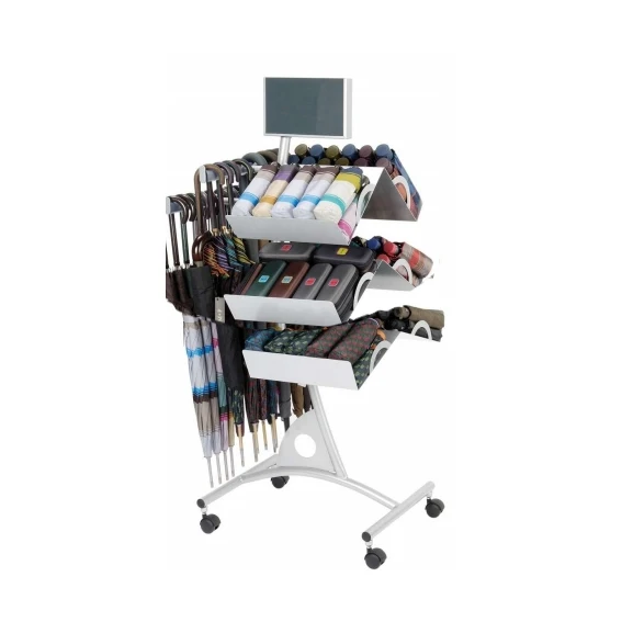 3-layer Metal Wire Display Rack - Ideal for Retail & Advertising