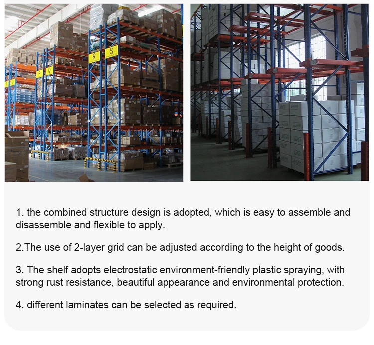 Heavy Duty Board Pallet Rack Warehouse Storage Shelf Racks Workshop ...