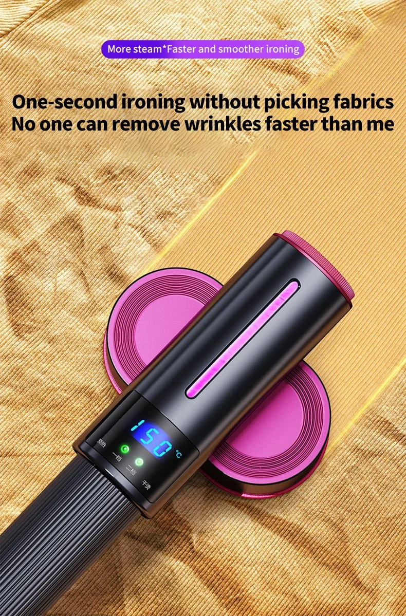 Portable Handheld Garment Steamer Iron Mini 3 In 1 Vertical Rotatable ...